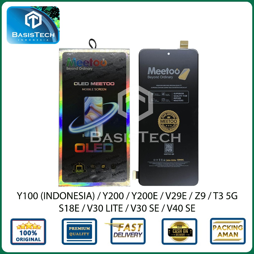 Jual LCD VIVO Y100 4G 5G ( INDONESIA ) - Y200 - Y200E - V29E - IQOO Z9 ...
