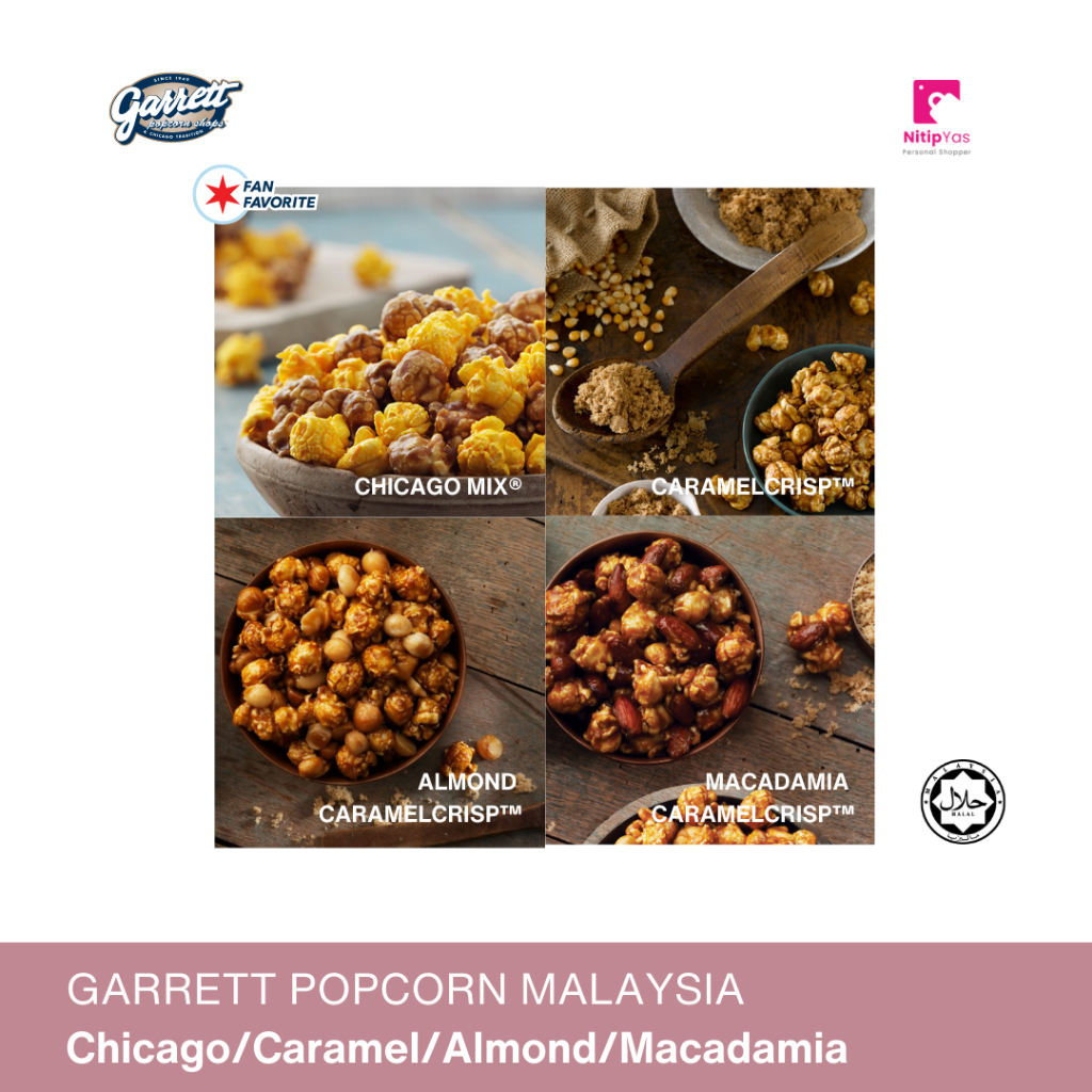 Jual [PO Malays] Garrett Popcorn Malaysia (Halal) | Shopee Indonesia