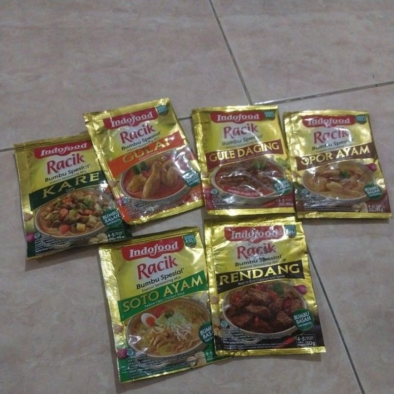 Jual bumbu racik indofood 50g spesial opor ayam kare rendang gulai soto ...