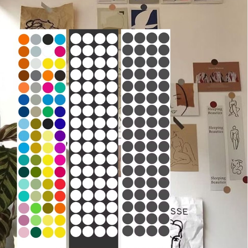 Jual [Visual Spice] STICKER DOT JOURNAL STIKER LABEL BULAT DEKORASI ...