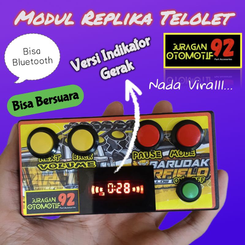 Jual Modul Replika Telolet/Modul Telolet Basuri Bersuara/Variasi Sepeda ...