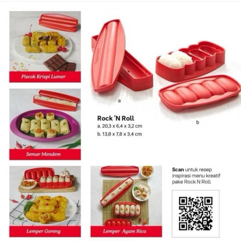 Jual Rock & Roll tempat sosis tupperware | Shopee Indonesia