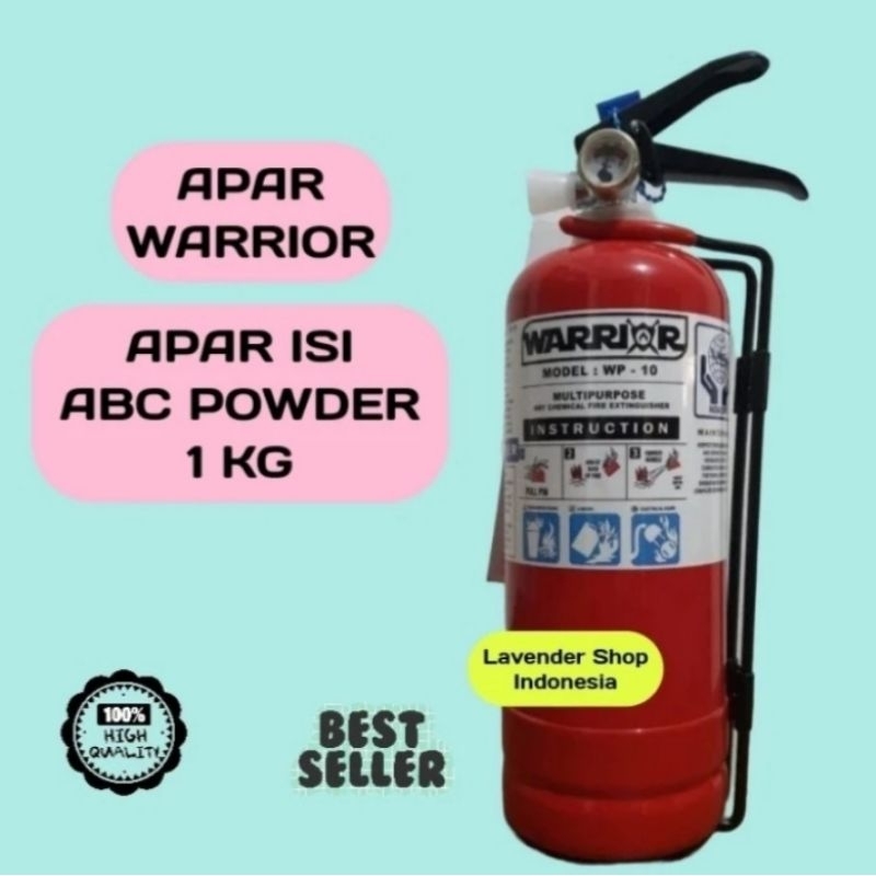 Jual Apar 1 kg WARRIOR / Apar Warrior WP-10(1KG) Multi Purpose Dry ...
