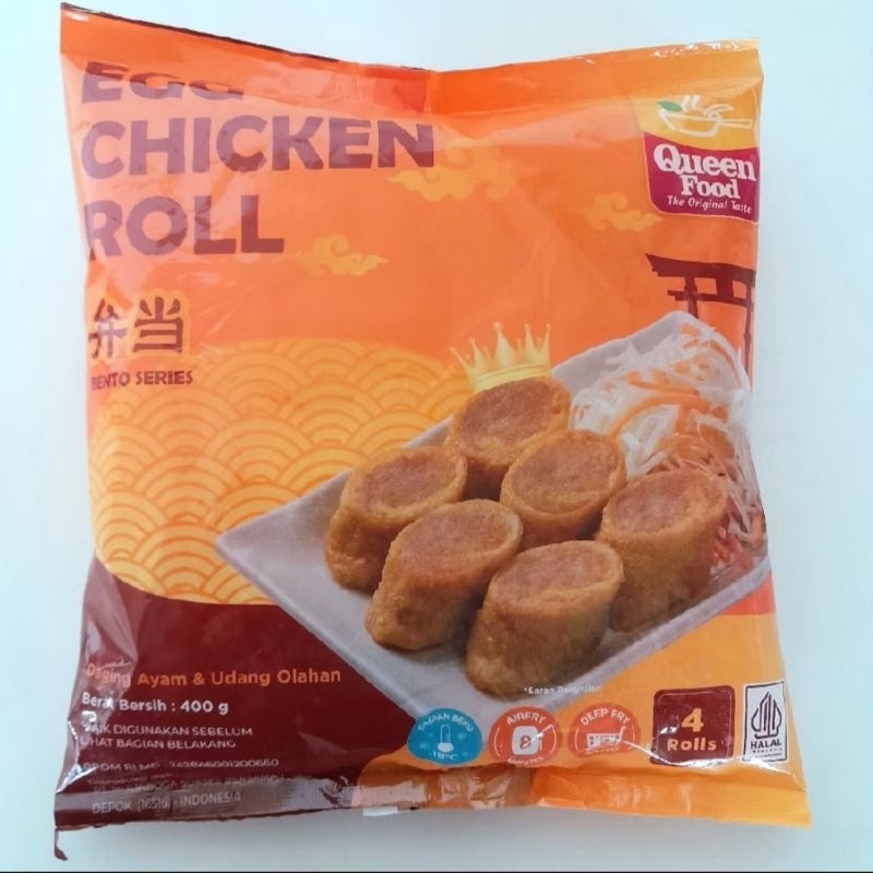 Jual Queen Food Egg Chicken Roll 400gr | Shopee Indonesia