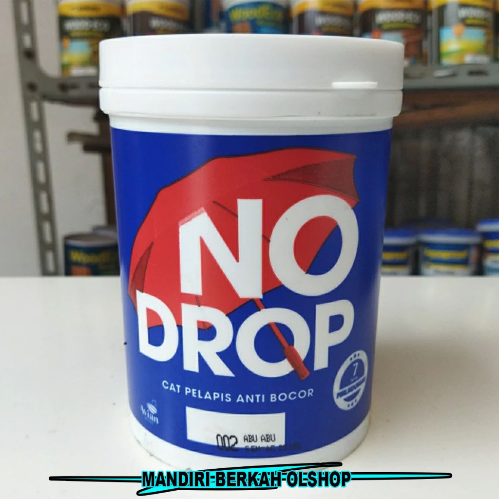 Jual Cat Pelapis Anti Bocor Waterproofing 1 kg - 002 Abu - Abu NO DROP | Shopee Indonesia