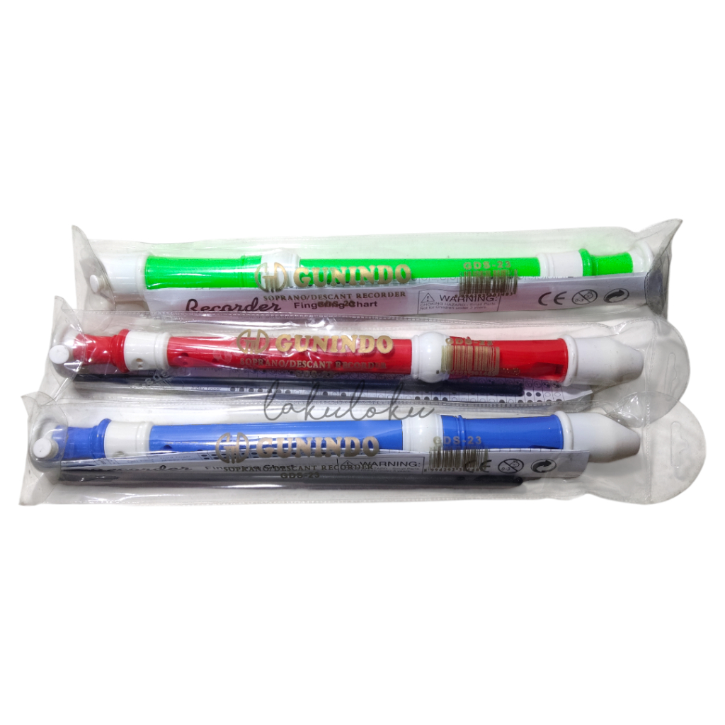 Jual Seruling / Suling / Recorder Gunindo GDS-23 Warna | Shopee Indonesia