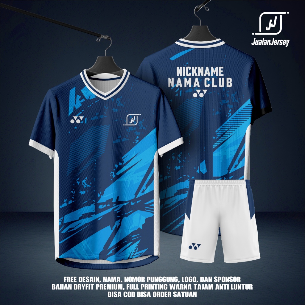 Jual JERSEY BAJU BADMINTON BULUTANGKIS CUSTOM FREE CUSTOM DESIGN- NAMA-CLUB | Shopee Indonesia