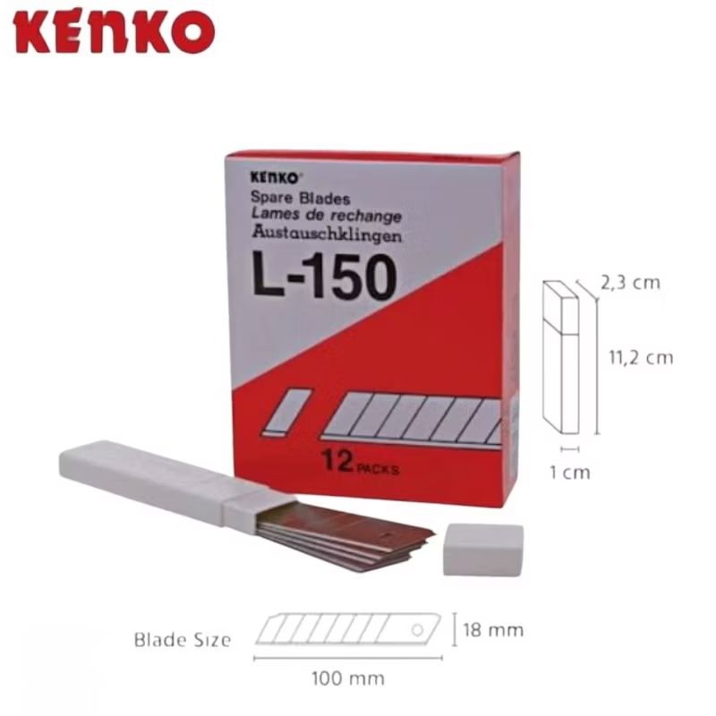 Jual Isi pisau cutter besar / isi cutter besar kenko L150 (1 tube ...