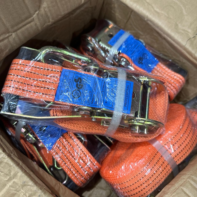 Jual Tali track belt 2" x 10 meter 12 meter 15 meter tali ratchet tie ...