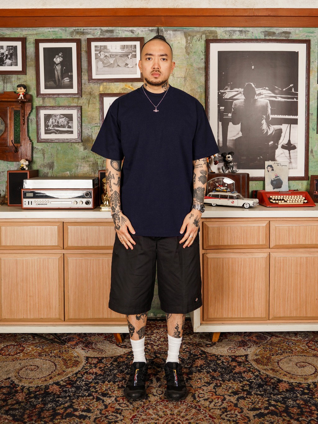 Jual Popgun Studio Kaos Navy Polos Reguler Fit 16S Heavyweight ( 235 ...