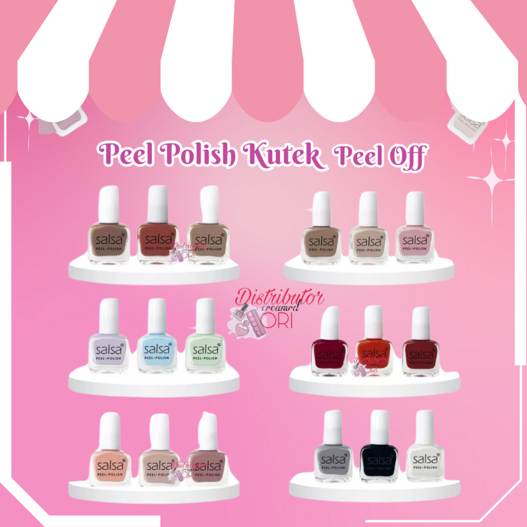 Jual SALSA Peel Polish - Kutek Peel Off Lupas Breathable Hijab Friendly ...