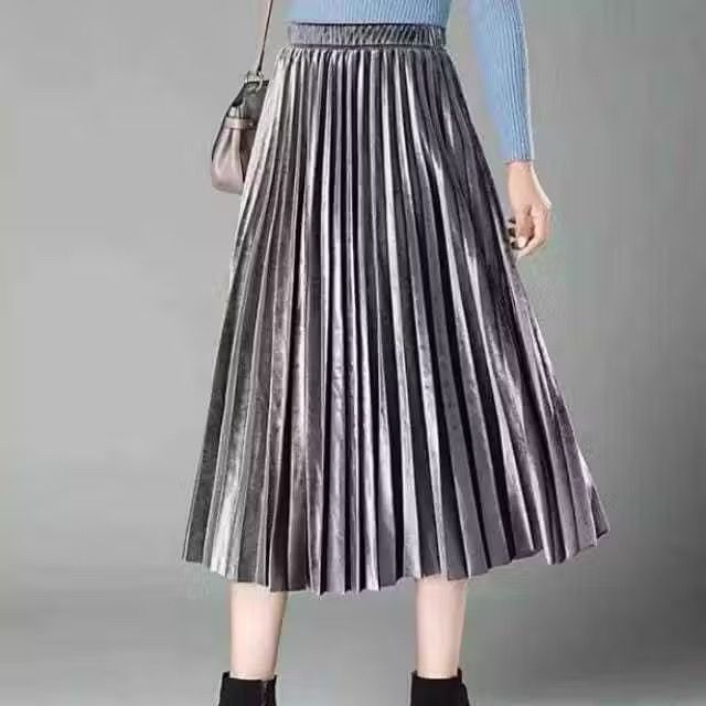 Jual ROK PLISKET BLUDRU VELVET 7/8 PREMIUM / BISA COD ROK PLISKET ...