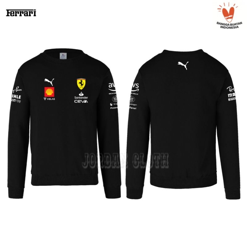 Jual Sweater Jaket Hoodie Ferrari Scuderia Team Formula One F1 Racing ...