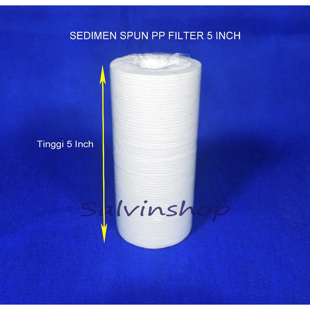 Jual Sedimen Spun PP Filter ukuran 5 Inch/ Cartridge Filter Air 5 Inch ...