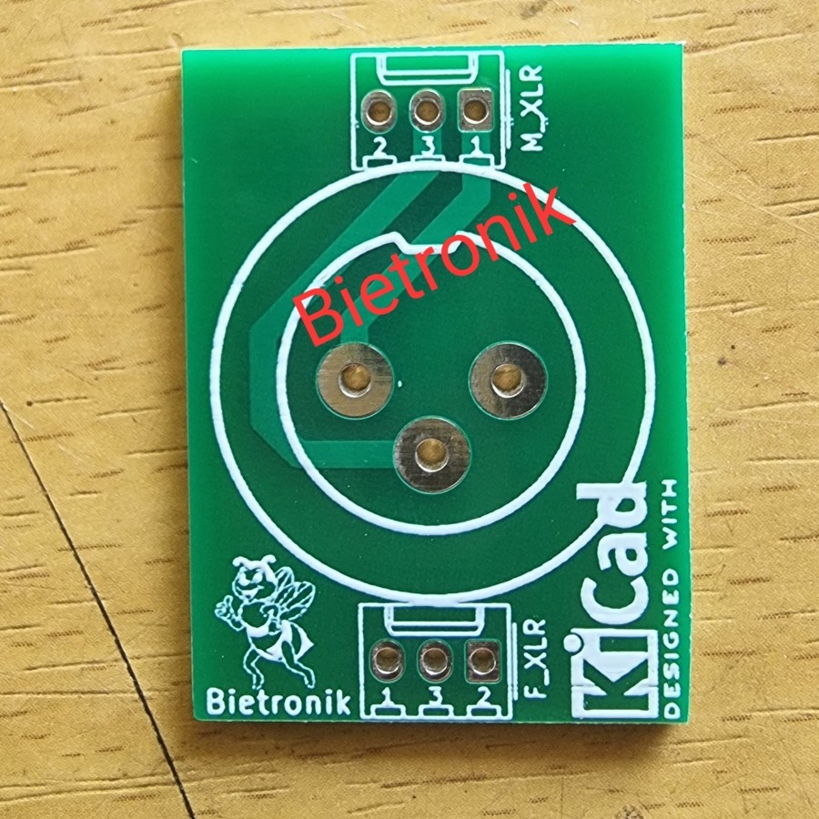 Jual PCB XLR kaki lurus Dauble layer | Shopee Indonesia