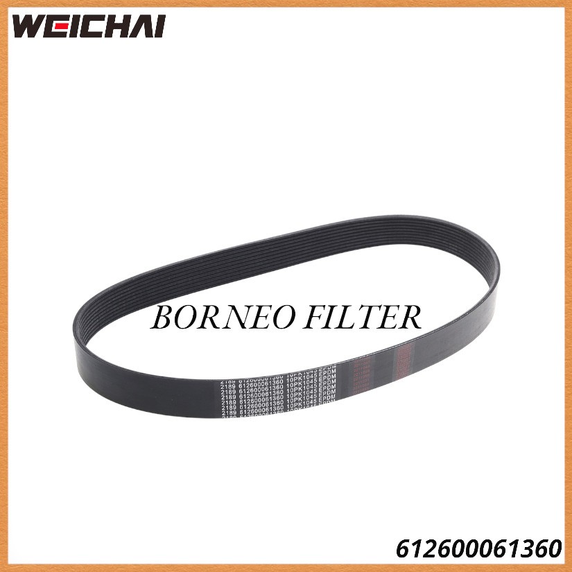 Jual 612600061360 Weichai Genuine V-Belt Belting V Belt 10PK1045 ...