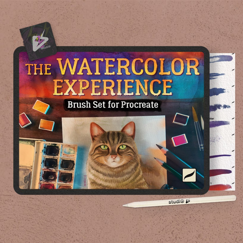 Jual Procreate Brush - MNB The Watercolor Experience Brushes | Shopee Indonesia