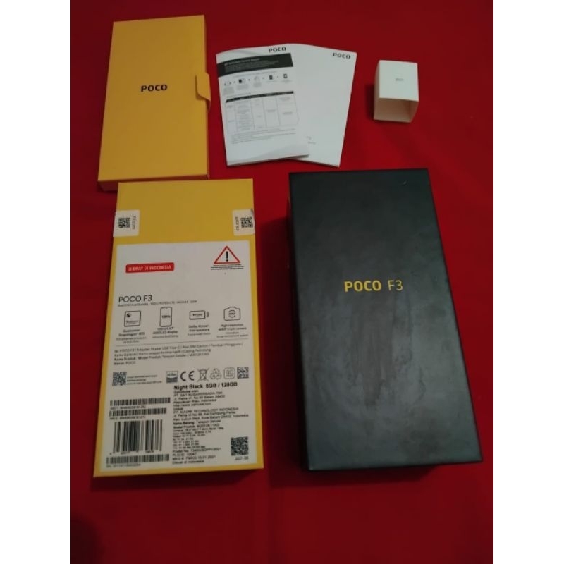Jual dus box poco F3 original 100% copotan lengkap manual book | Shopee ...