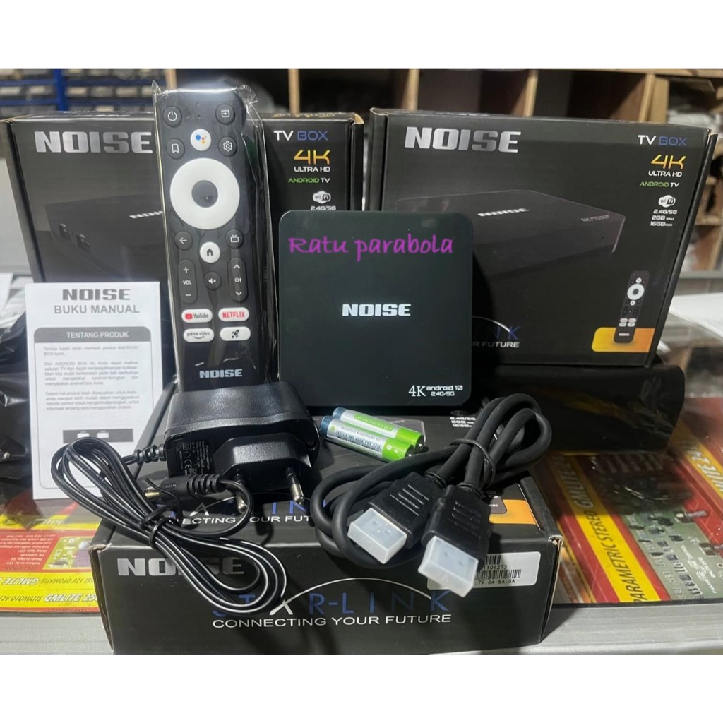 Jual STB ANDROID NOISE TV Box Noise Starlink Android 10 Tv Box 4K WIFI ...