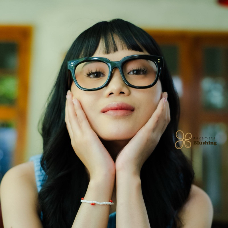 Jual Kacamata Blushing - Frame Nico black | Shopee Indonesia
