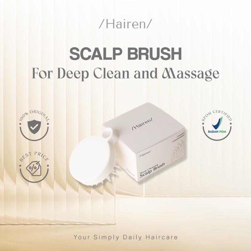 Jual HAIREN Deep Cleaning Scalp Brush | Shopee Indonesia