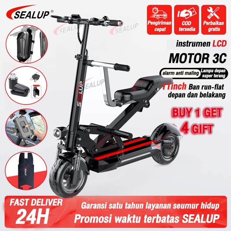 Jual Electric scooter SEALUP Skuter listrik dewasa 48V sepeda listrik ...