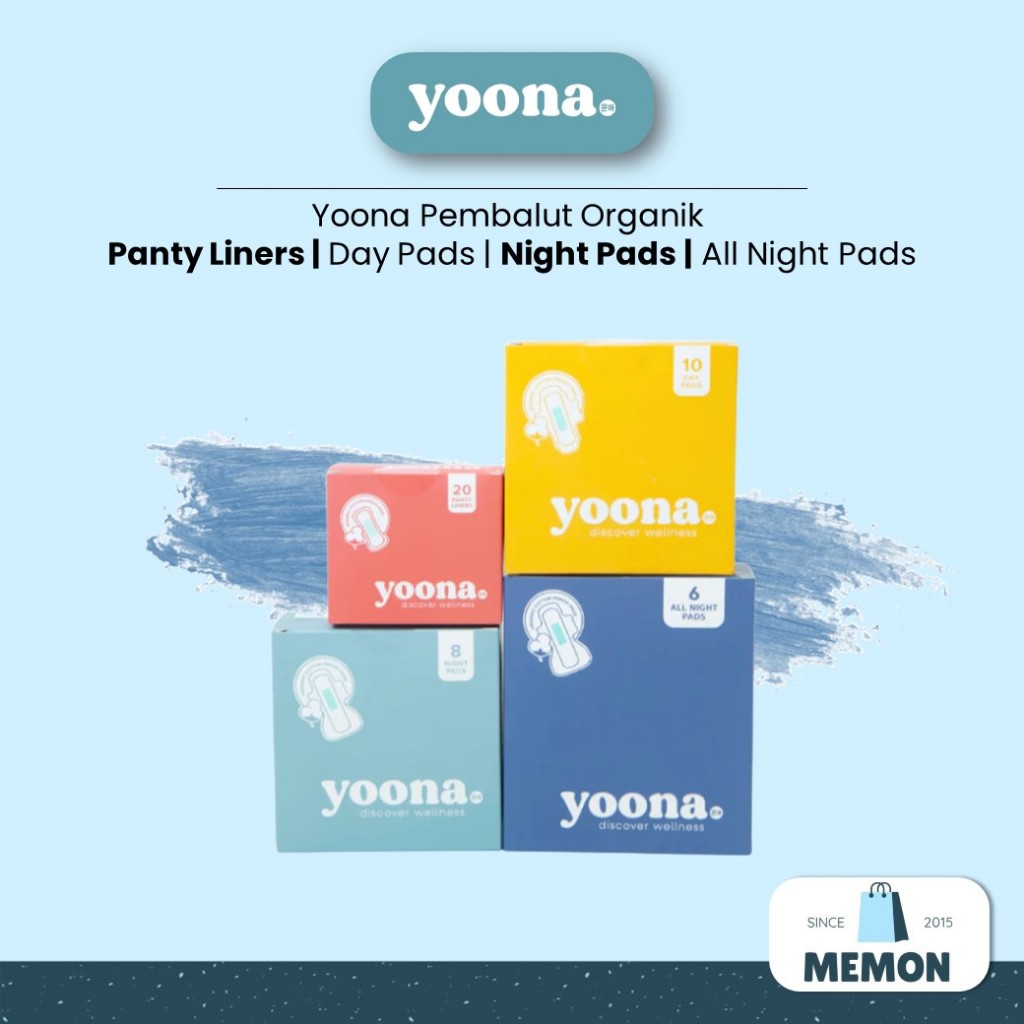 Jual YOONA Pembalut Organik | Day Pads l Night Pads | Panty Liners ...