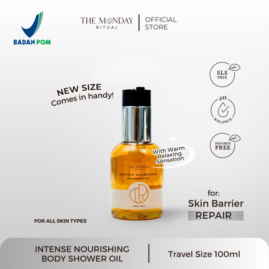 Jual [Travel Size] The Monday Ritual INTENSE NOURISHING Body Shower Oil ...