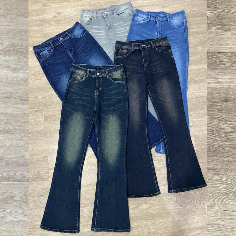 Jual Highwaist Cutbray Jeans Retro 114 - Celana Jeans Cutbray Premium ...