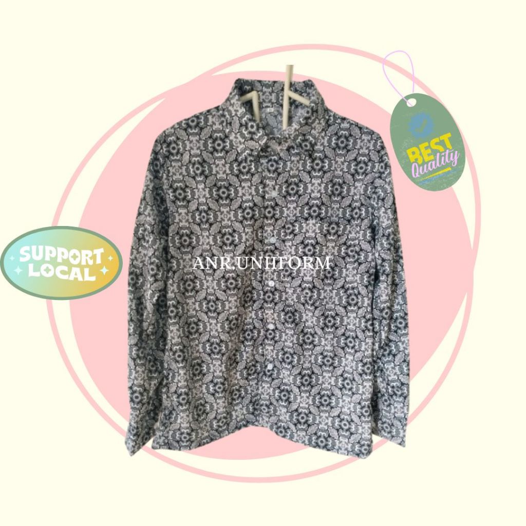 Jual Seragam Batik Sekolah/ Baju Batik SMA/ Seragam Batik Motif Nusa ...