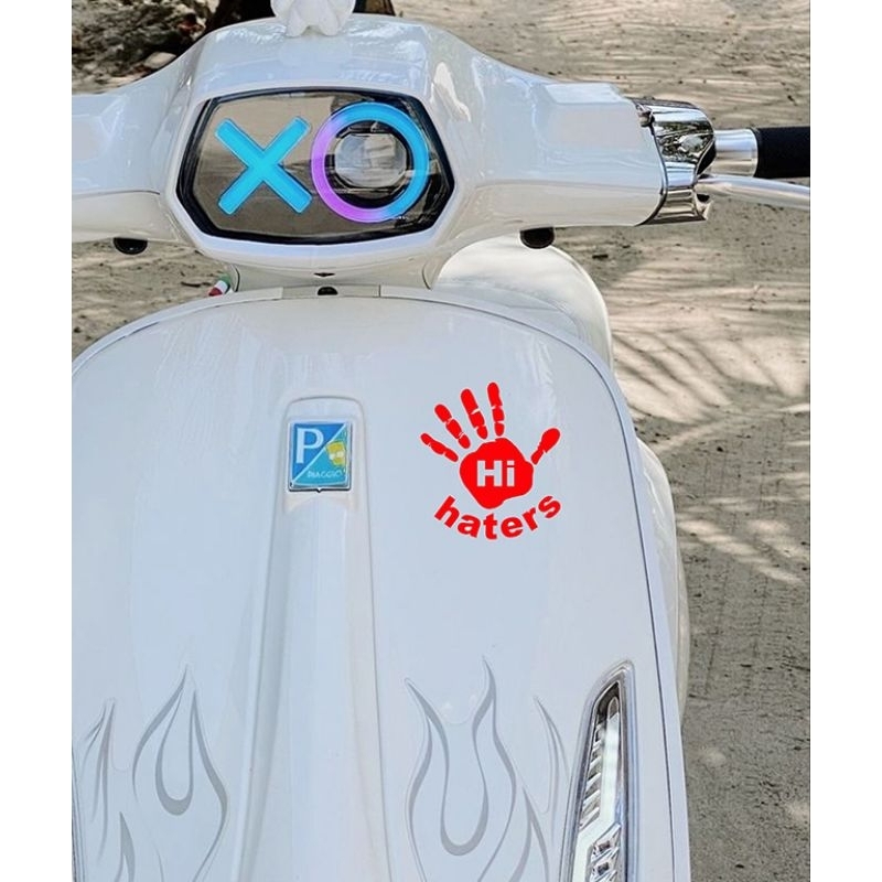 Jual stiker vespa matic hi haters sticker keren | Shopee Indonesia