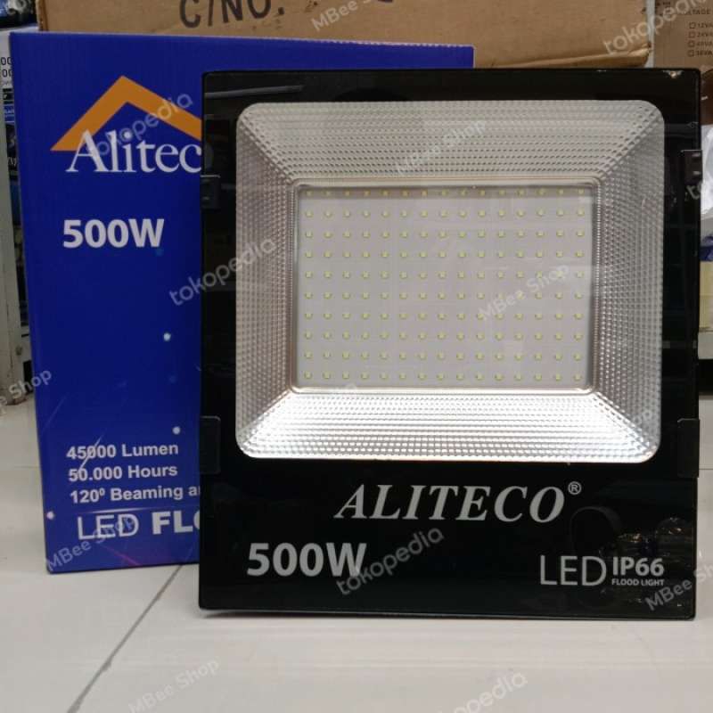 Jual kap lampu sorot/lampu tembak 500 Watt Aliteco cahaya putih | Shopee Indonesia