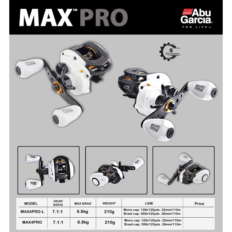 Jual REEL BC ABU GARCIA MAX PRO | Shopee Indonesia