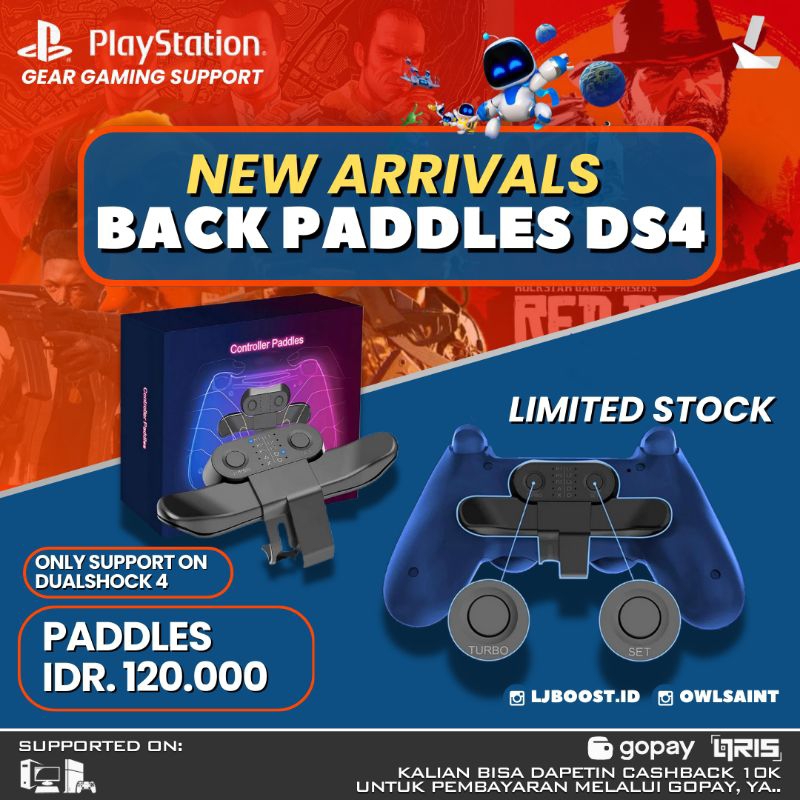 Jual Back Paddles DS4! | Shopee Indonesia