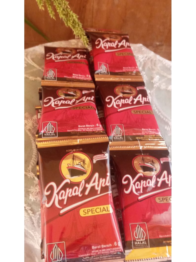 Jual Kapal Api Kopi bubuk instan Special 6gr (1 renteng) | Shopee Indonesia