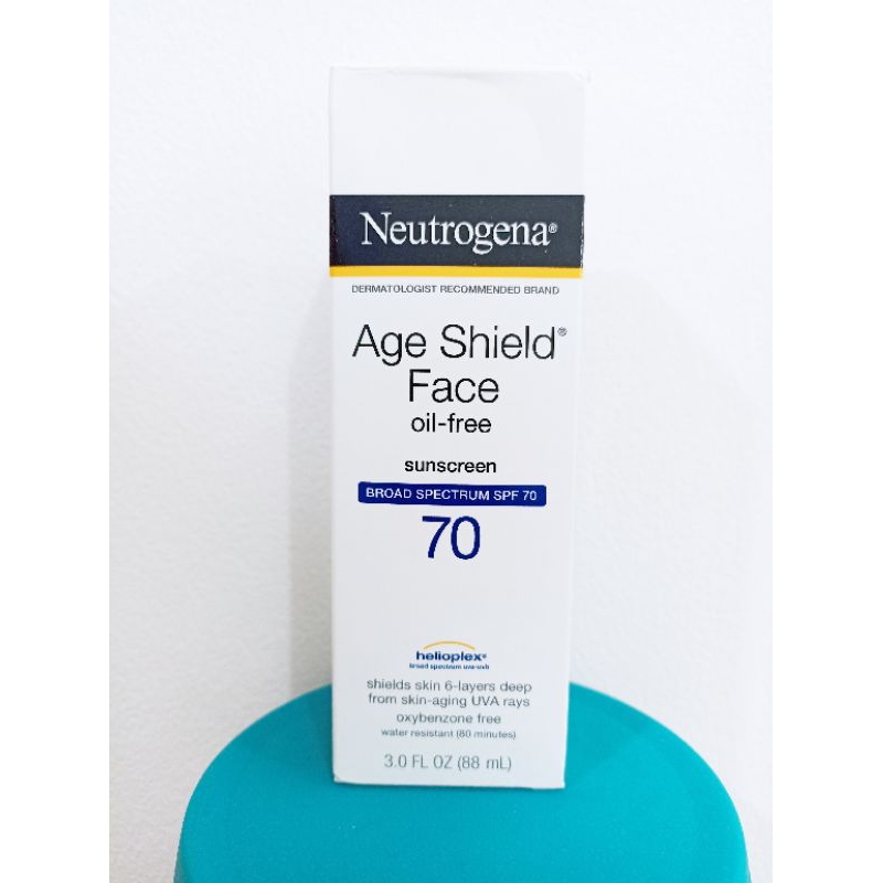 Jual Neutrogena Age Shield Face Lotion Sunscreen Spf70 88ml | Shopee ...