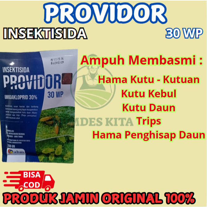 Jual Insektisida PROVIDOR 30WP - 100GR ORIGINAL | Shopee Indonesia