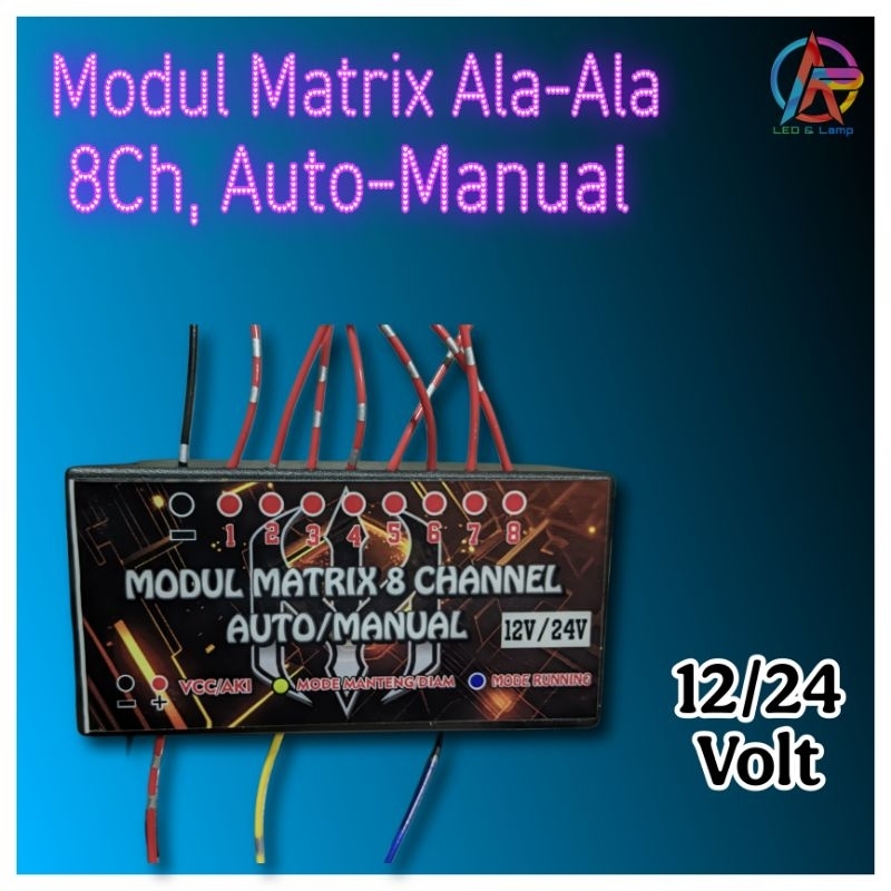 Jual Modul Matrix 8 Channel, Auto Dan Manual 12/24 Volt - Cocok Untuk ...