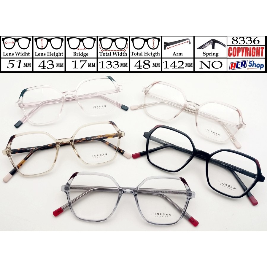 Jual kacamata terbaru frame kacamata minus trendy kacamata korea unisex ...