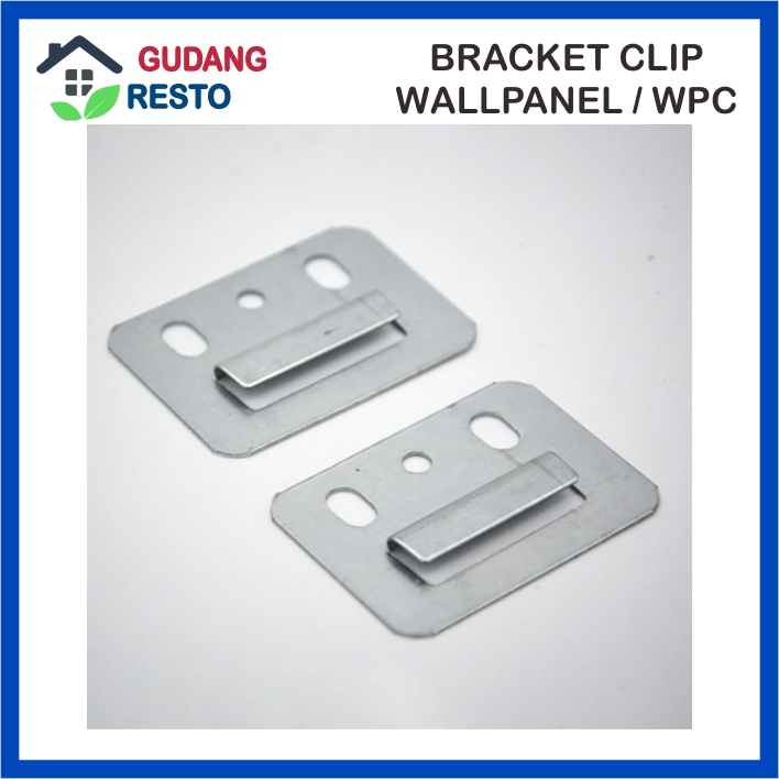 Jual [100 PCS] KLIP BRAKET CLIP BRACKET WPC WALL PANEL BREKET KISI ...