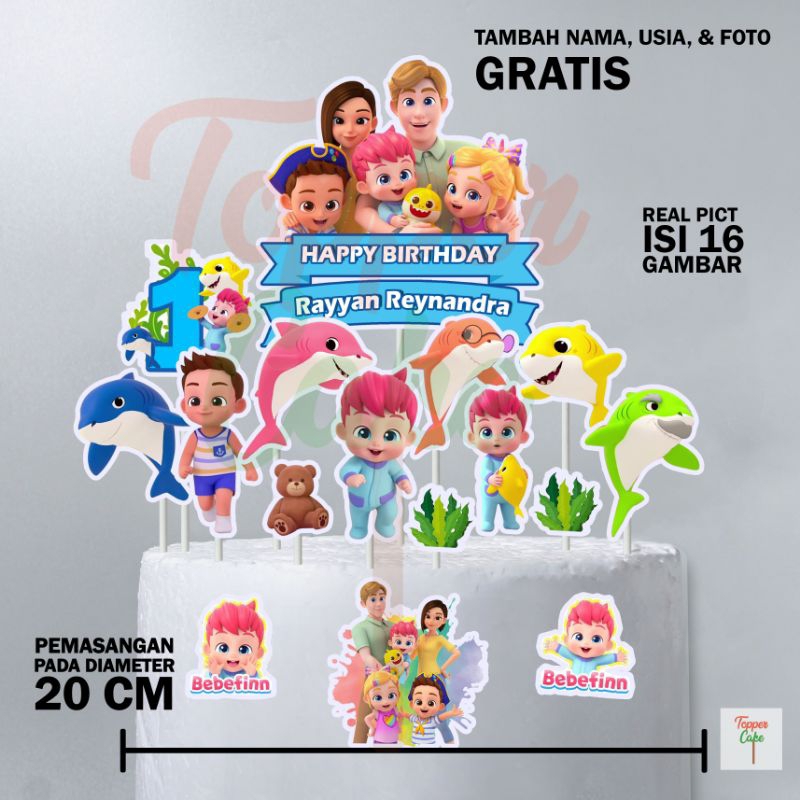Jual Topper Cake Bebefin Juny Tony / Hiasan kue | Shopee Indonesia