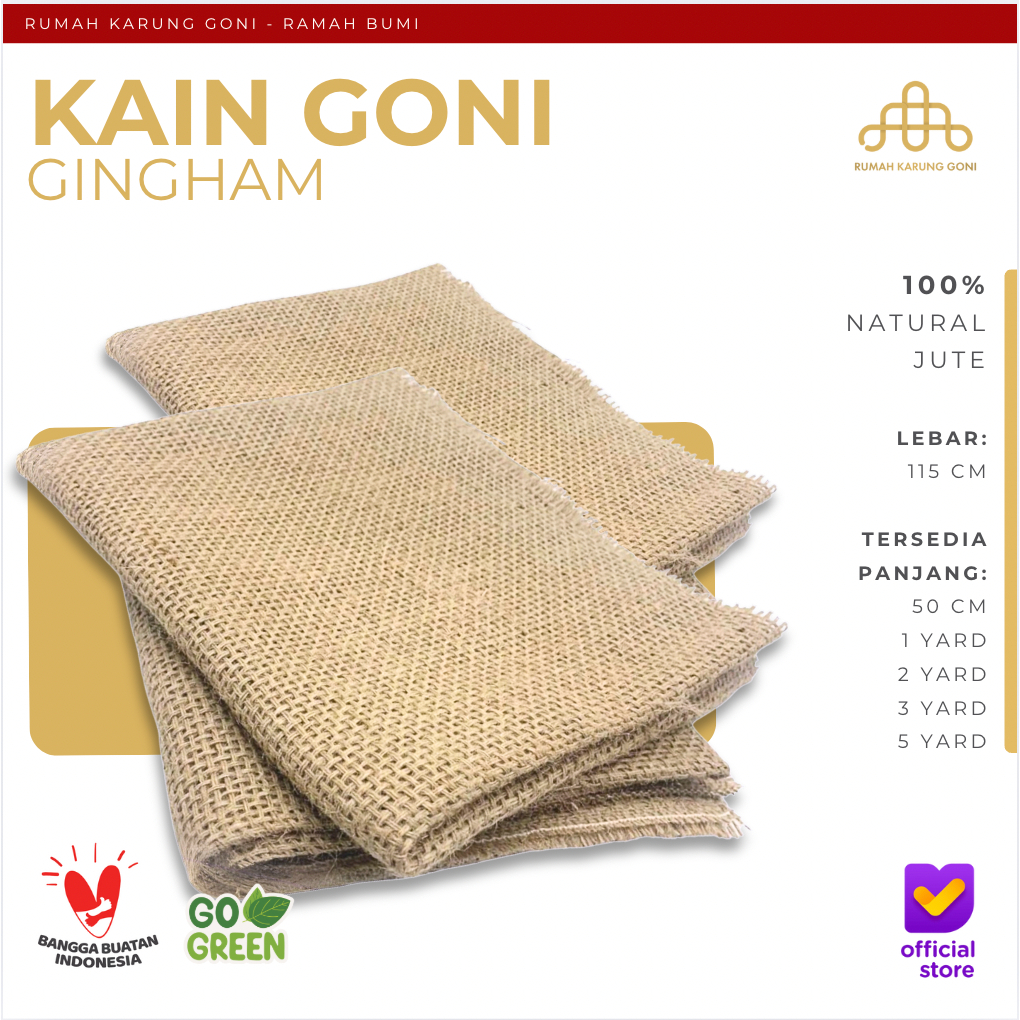 Jual Kain Goni Meteran Motif Gingham - Kain Goni Tenun Gingham - Bahan ...