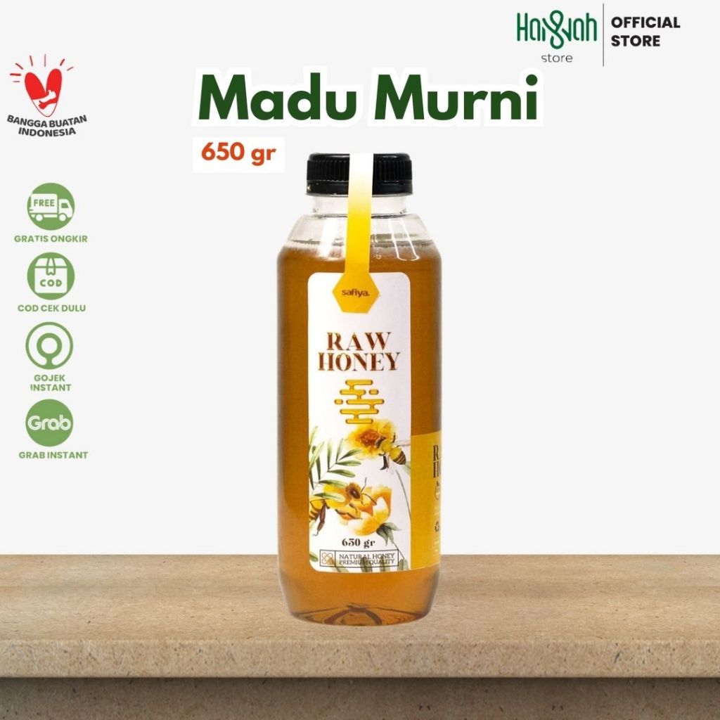 Jual Madu Murni Asli 650gr Safiya - Madu Murni Raw Honey Herbal Premium ...