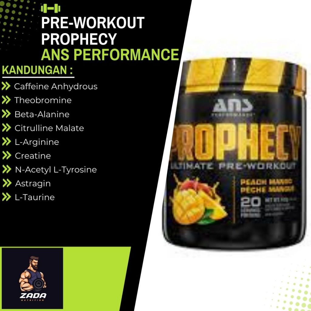 Jual ANS Performance Prophecy Ultimate 405gr (20 serv) PWO Pre-Workout ...