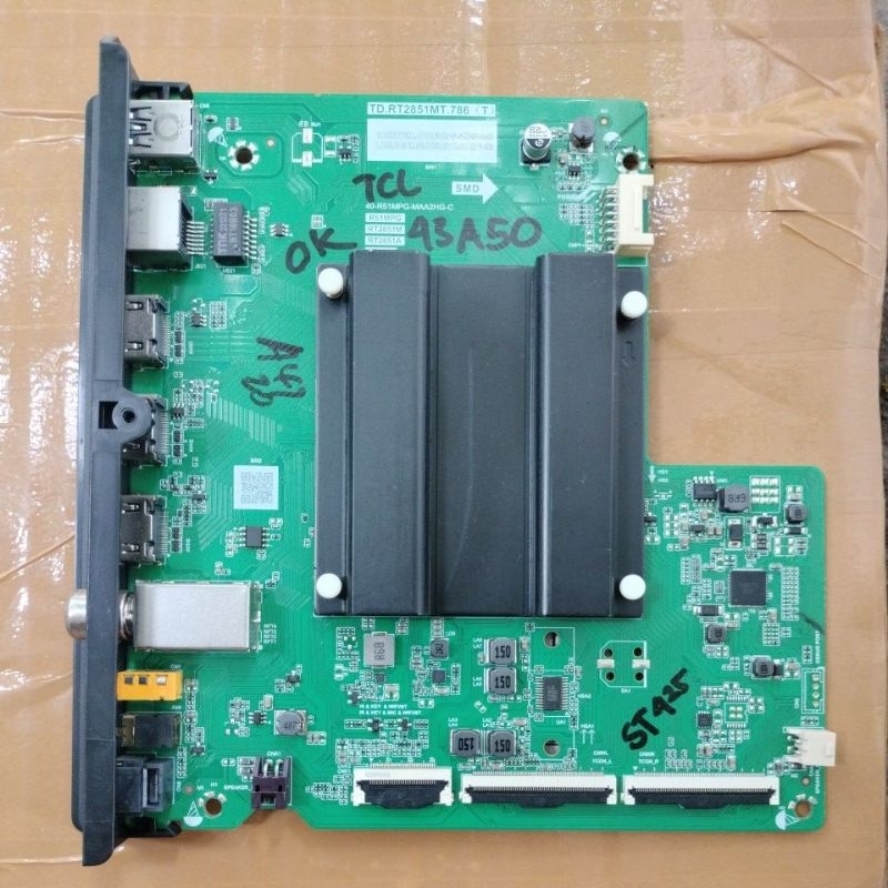 Jual MB MAINBOARD MOTHERBOARD MESIN TV TCL 43A50 | Shopee Indonesia