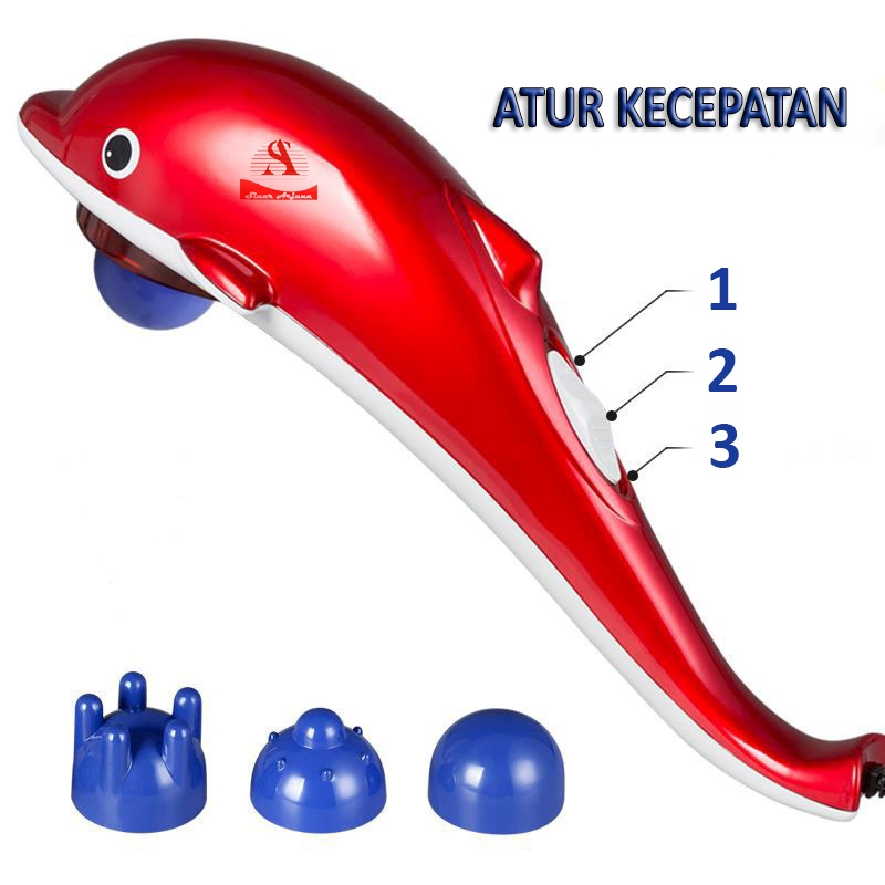 Jual Alat Terapi Model Dolphin / Massager Terapi / Pijat Elektrik ...