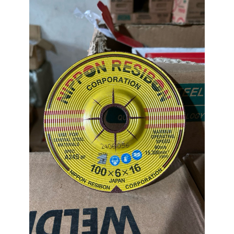 Jual mata gerinda asah tebal nippon resibon 4 inch | Shopee Indonesia