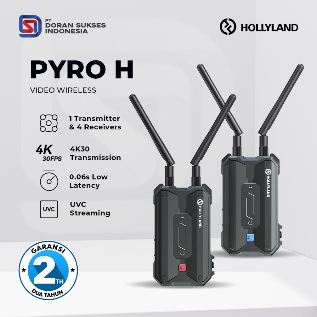 Jual Hollyland PYRO H 4K HDMI Wireless Video Transmission System Transmitter Receiver - Garansi ...