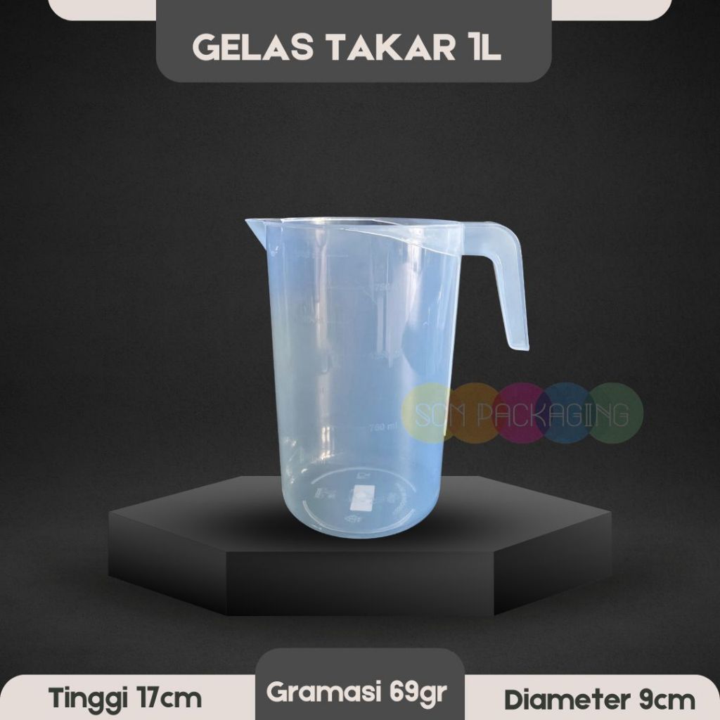 Jual GELAS TAKAR 1 L GELAS UKUR 1L 1000ML | Shopee Indonesia
