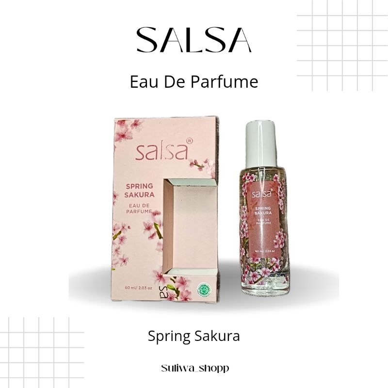 Jual Parfun Salsa Eau De Parfum isi 60 ml | Shopee Indonesia
